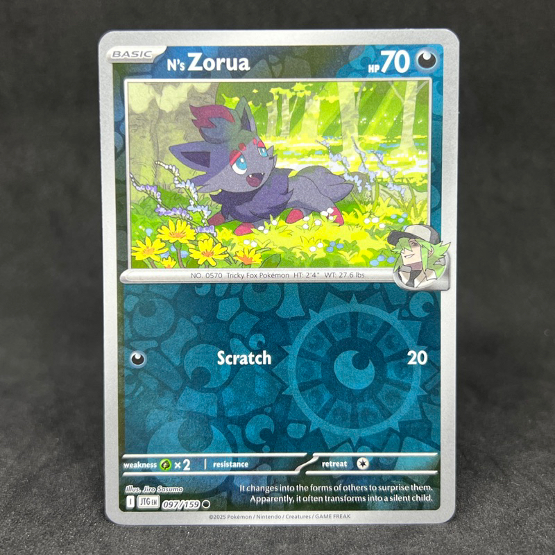 Pokemon TCG N's Zorua 097/159 2025 Scarlet & Violet Journey Together | Shopee Malaysia