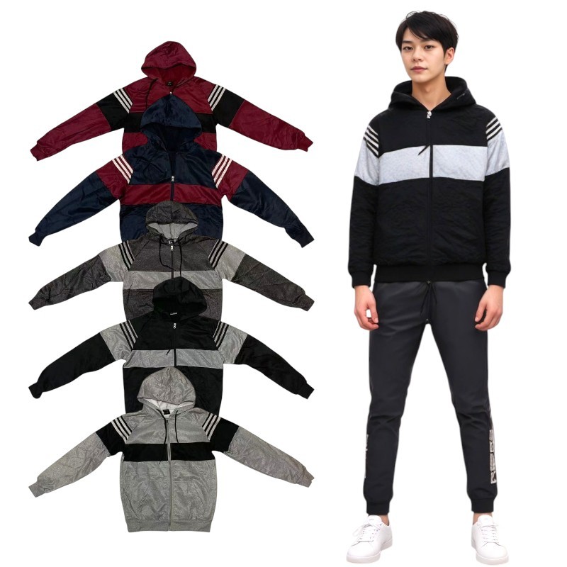 Strip Lines Design Cotton Made Soft Fashionable Jacket for Mens JK08 ...