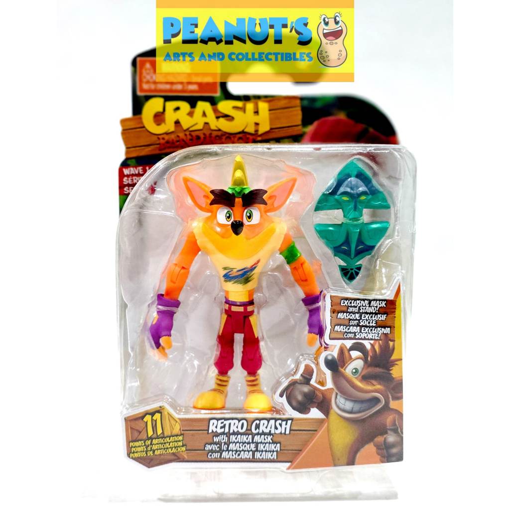 Crash Bandicoot Retro Crash Action Figure | Shopee Malaysia
