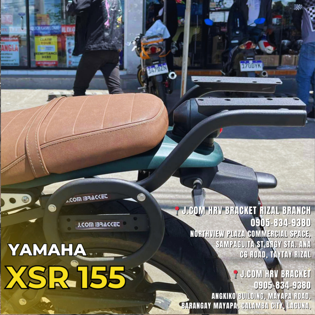 YAMAHA XSR 155 HEAVY DUTY TOP BOX BRACKET (Optional: with side pannier ...
