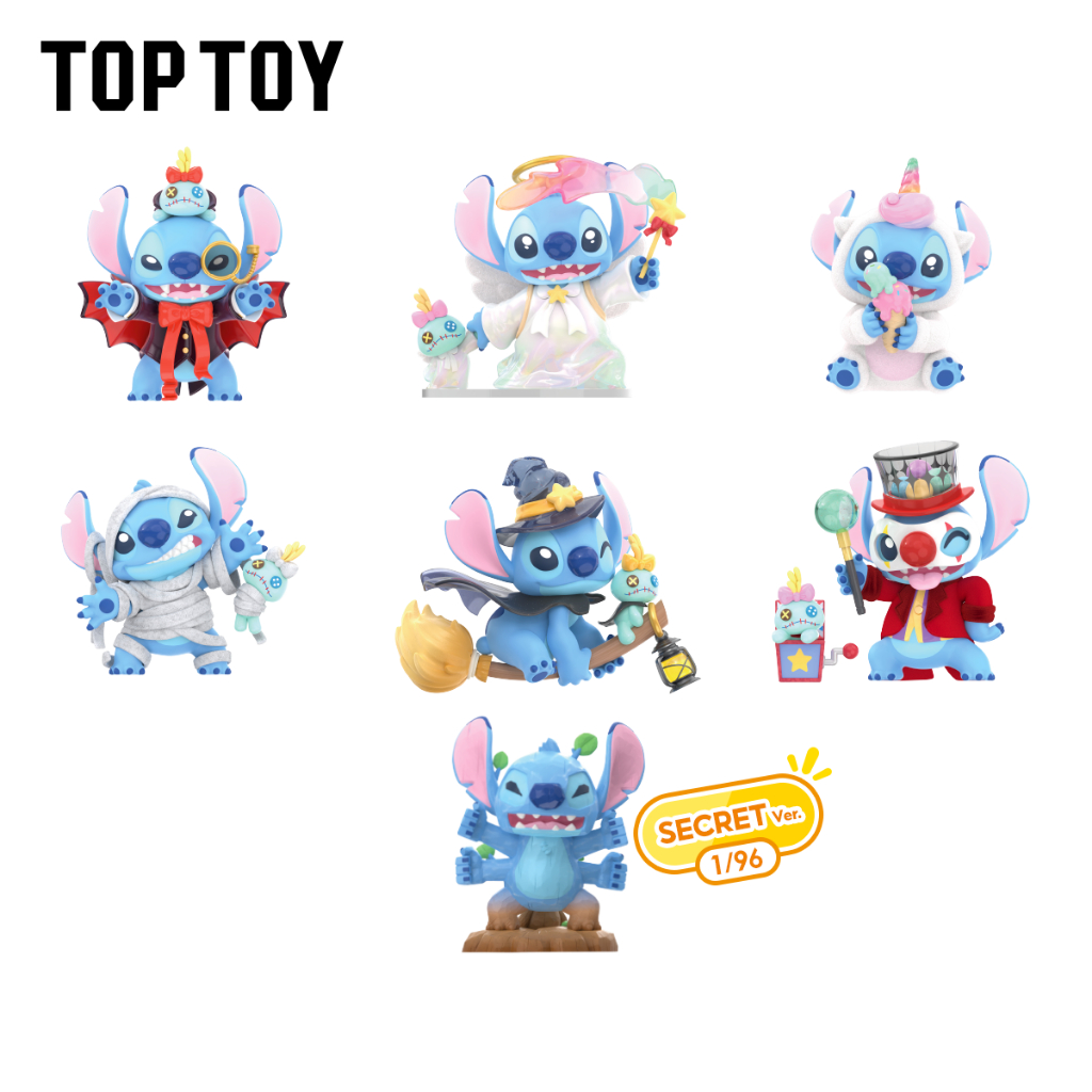 MINISO TOP TOY Disney Stitch's Wacky Diary 2.0 Series Blind Box Set ...