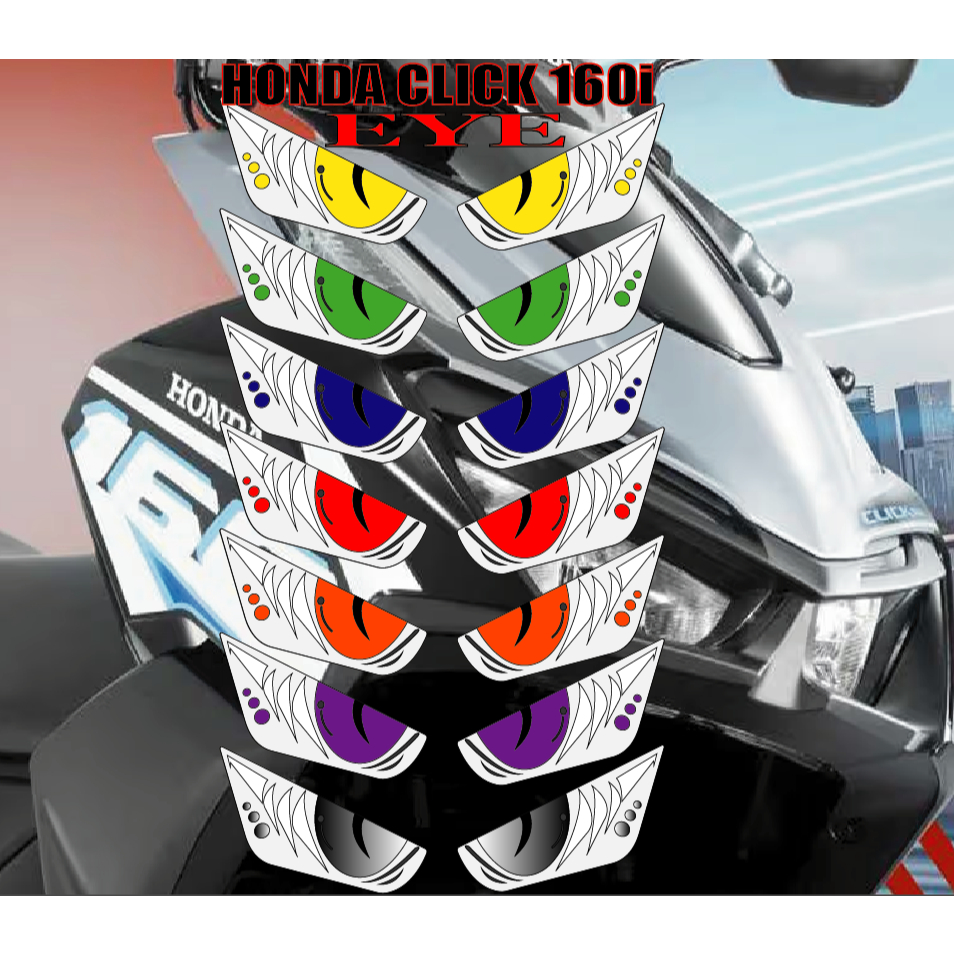 HONDA CLICK 160i DRAGON EYE W/ FREE KALMOT STICKER | Shopee Malaysia