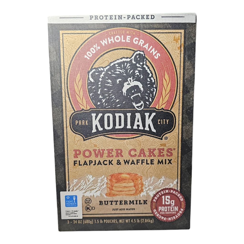 Kodiak Cakes Power Cakes Flapjack & Waffle Mix 680g – Buttermilk – High ...