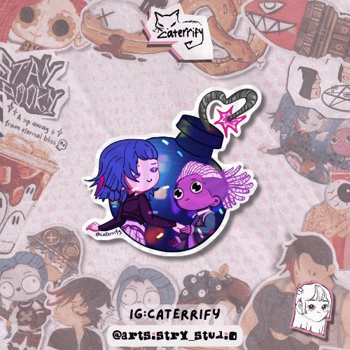 ARCANE Ekko & Powder (Vinyl Sticker) | Shopee Malaysia