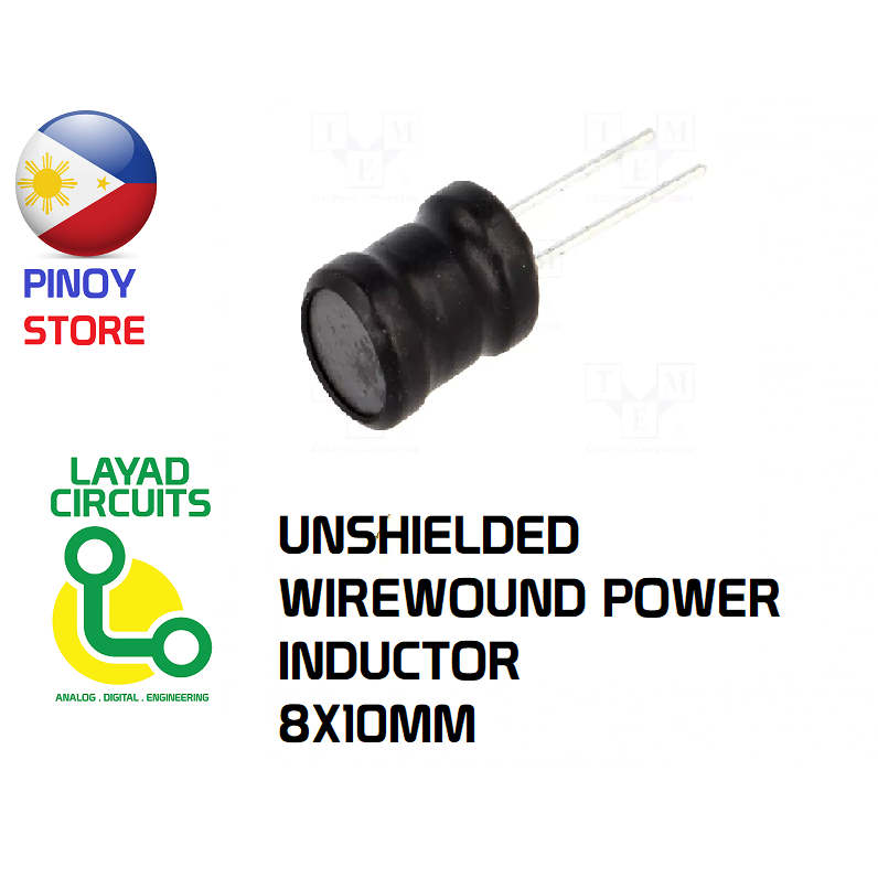Unshielded Wirewound power inductor 8x10mm 331uH-1mH | Shopee Malaysia