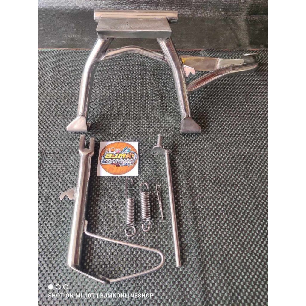 STAINLESS CENTER STAND SIDE STAND FREE EHE ( HONDA ADV 150 & HONDA ADV ...