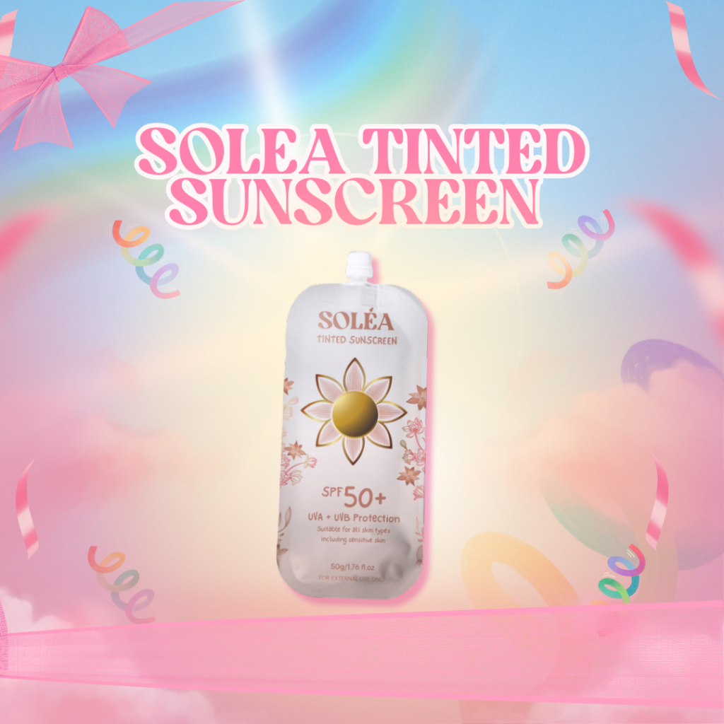 Solea Tinted Sunscreen SPF 50 by Heera Skin Queen Hera for All Skin types and Sensitive Skin ...