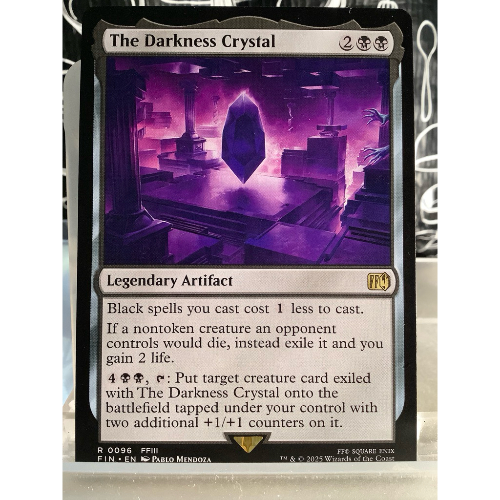 MTG - The Darkness Crystal (Universes Beyond: Final Fantasy) | Shopee ...