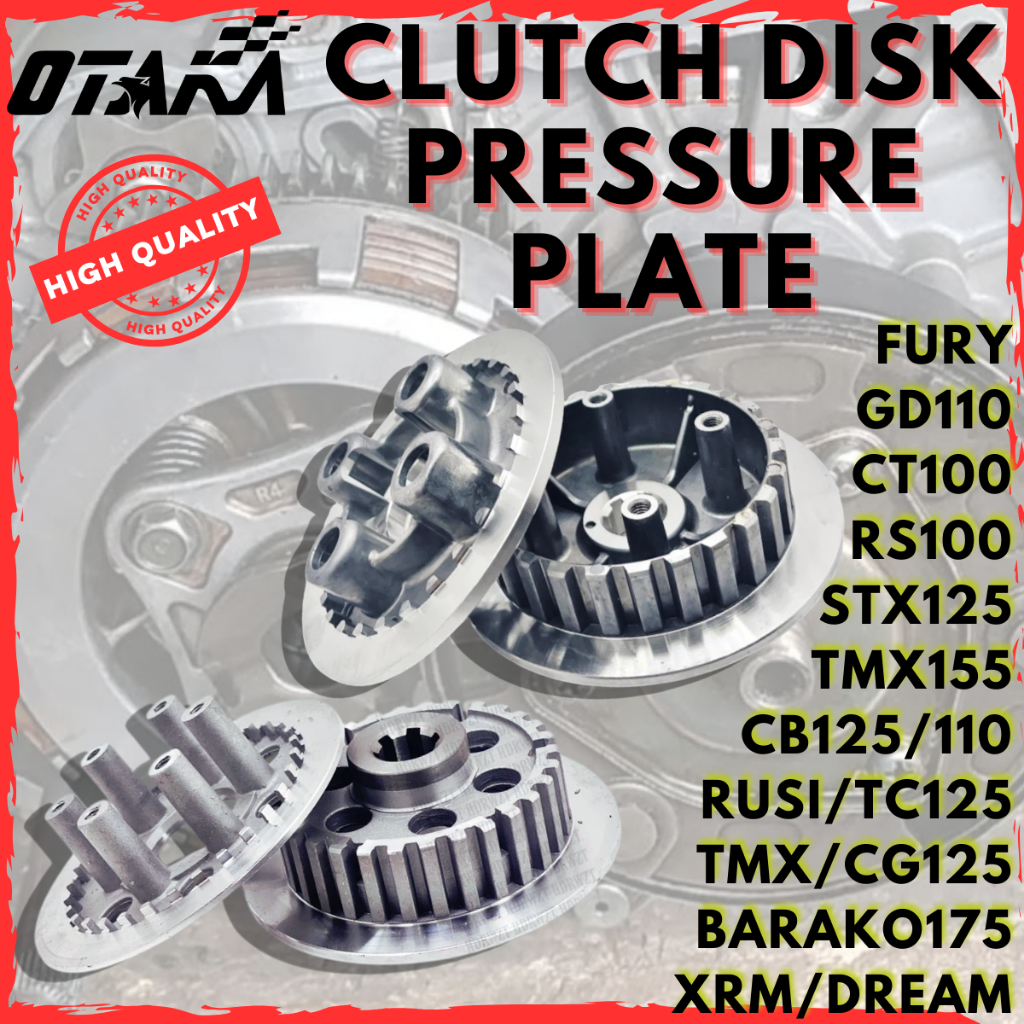 OTAKA CLUTCH DISK PRESSURE PLATE/HUB DISK SET FOR CB/GD/TMX/CG/BARAKO ...