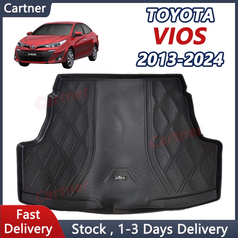 Toyota Vios 2013 to 2024 TPE OEM Cargo Trunk Tray Rear Trunk Tray 2017 ...