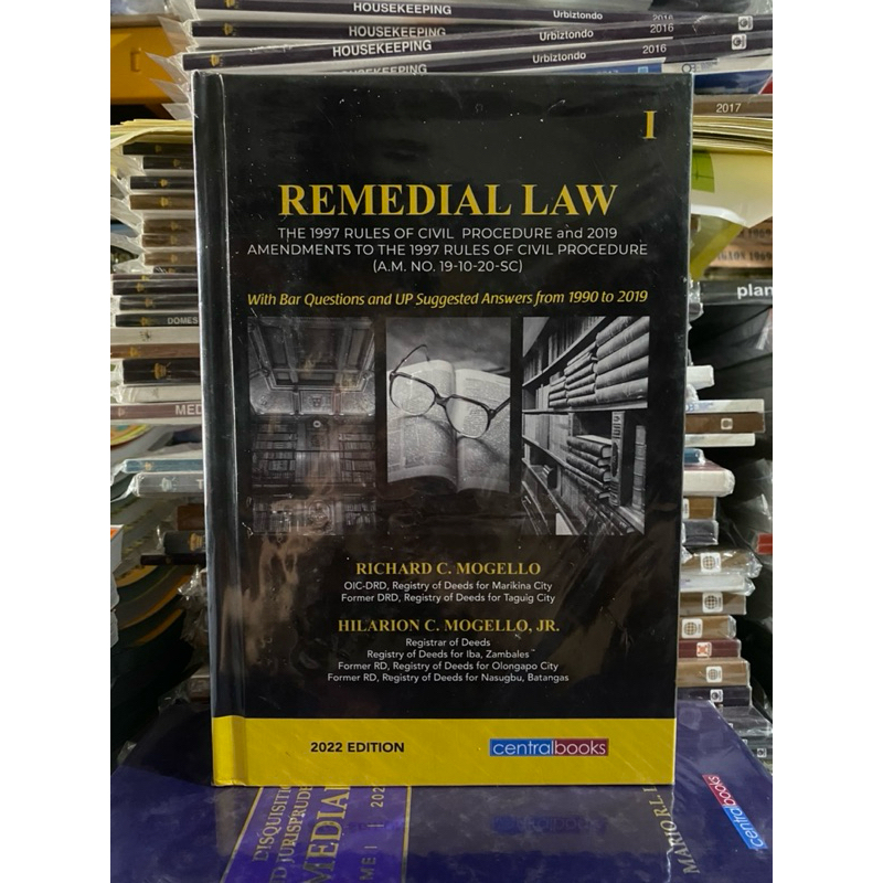 REMEDIAL LAW VOLUME 1 The 1997 Rules of Civil Procedure (2022 edition ...