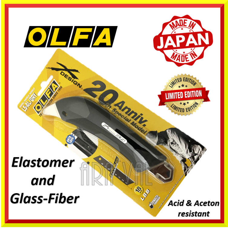 Olfa L-5 Limited Edition Cutter 18mm Elastomer Made in Japan | Shopee Malaysia