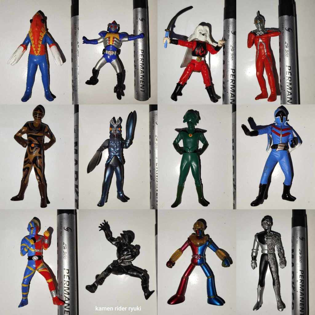 Kamen Rider / Sentai / Kaiju / Robot Japan Mini Figures (Official ...