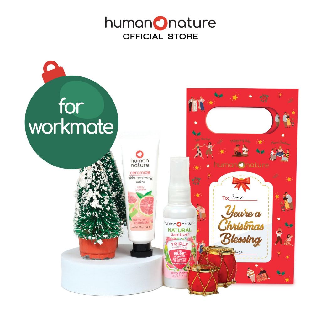 Human Nature Zesty Hand Besties Christmas Gift Set (Hand & Foot Salve ...