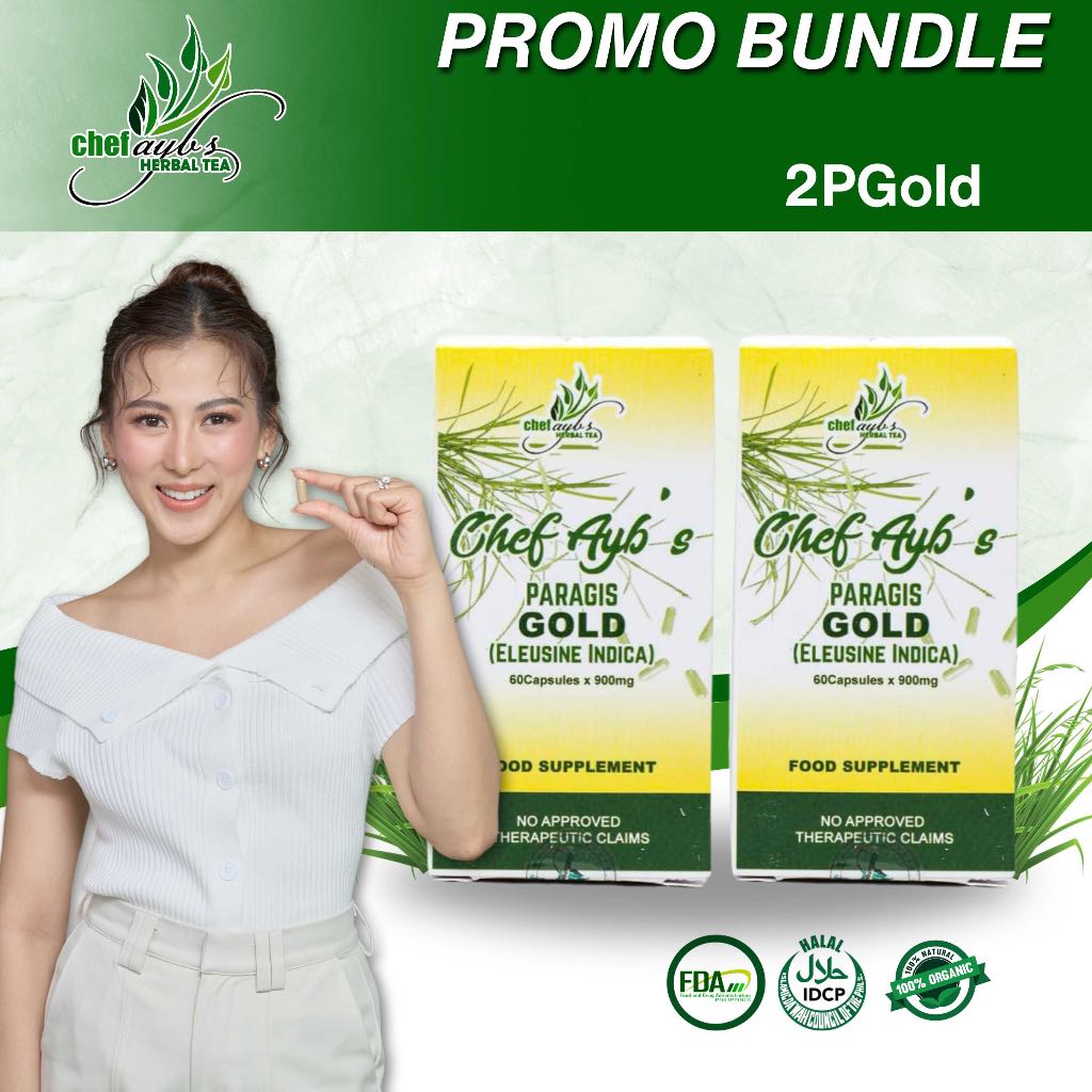 CHEF AYB'S PARAGIS GOLD || 2 BOXES BUNDLE PARAGIS GOLD 60 CAPSULES ...