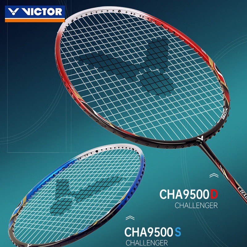 VICTOR Challenger 9500 Ultra Light Carbon Fiber Badminton Racket 9500S ...