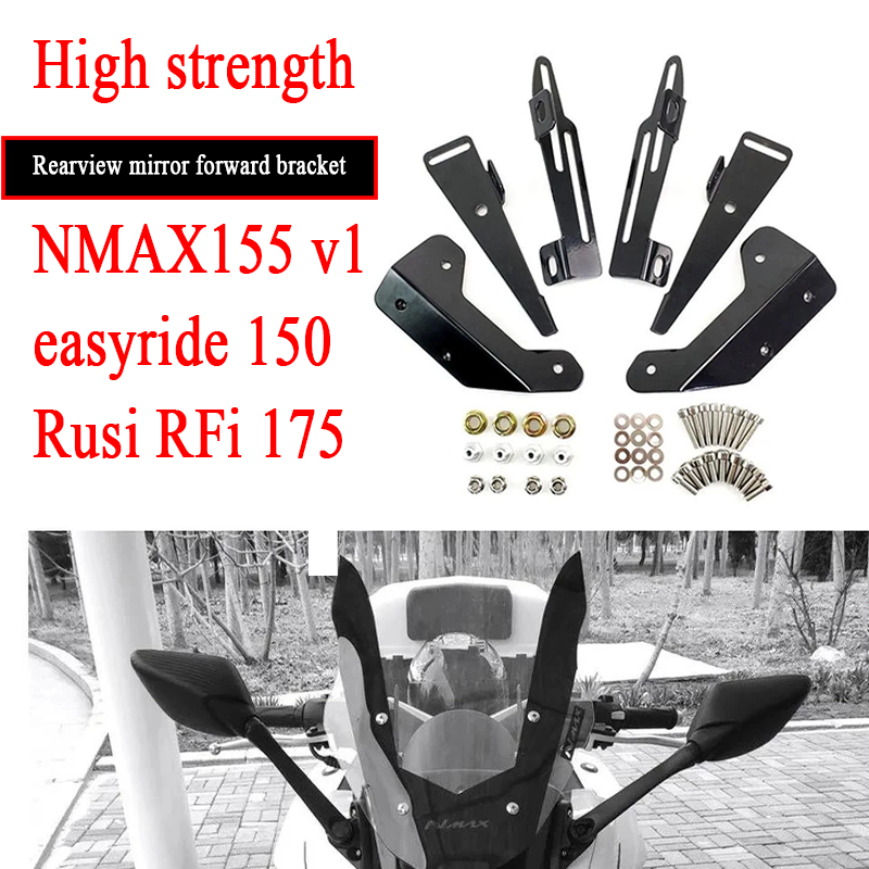 NMAX v1 / easyride 150 / Rusi RFi 175 Windshield Side Mirror Bracket ...