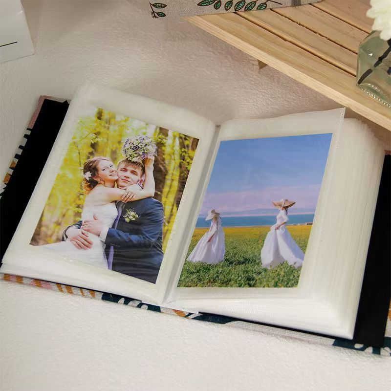 100 Pockets 4R/4X6 Interstitial Photo Album 6inch Family Photo Album ...