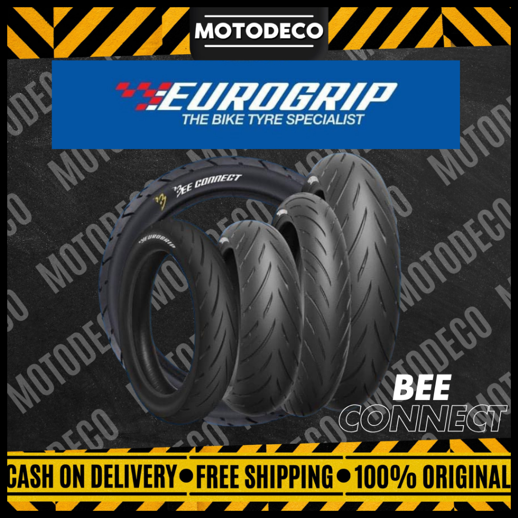EUROGRIP (BEE CONNECT) Motorcycle Tires Made In India Tubeless FREE ...