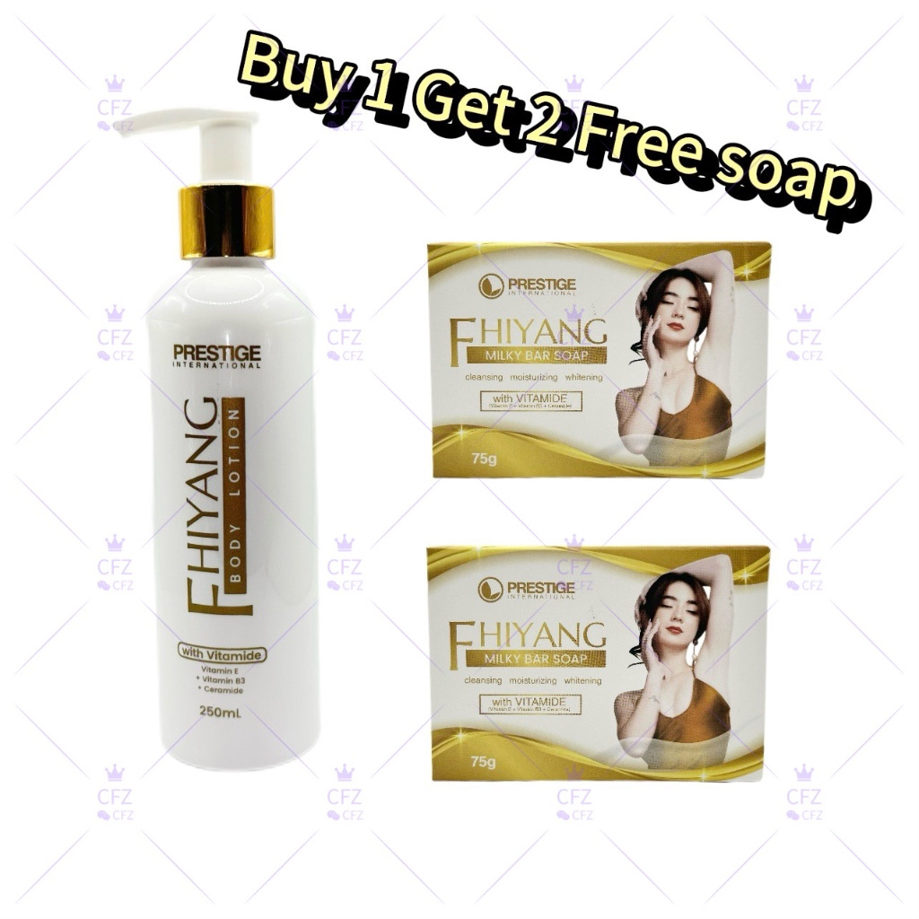 (BUY 1 GET 2 Fhiyang Milky Bar Soap 75g)PRESTIGE International FHIYANG ...