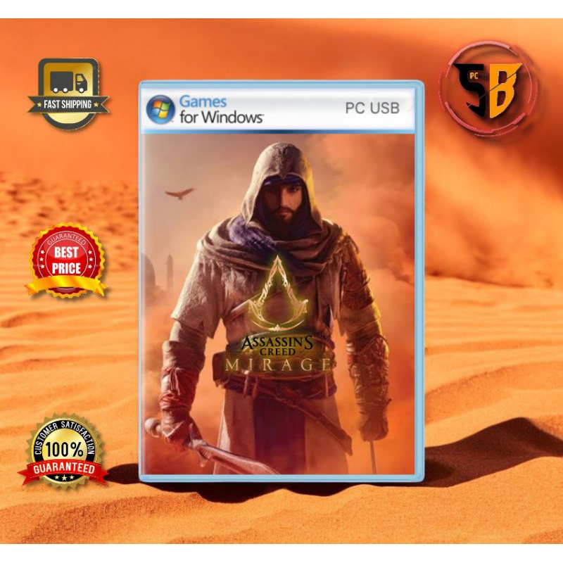 PC Laptop Video Game Assassin's Creed MIRAGE Master Assassin Edition ...