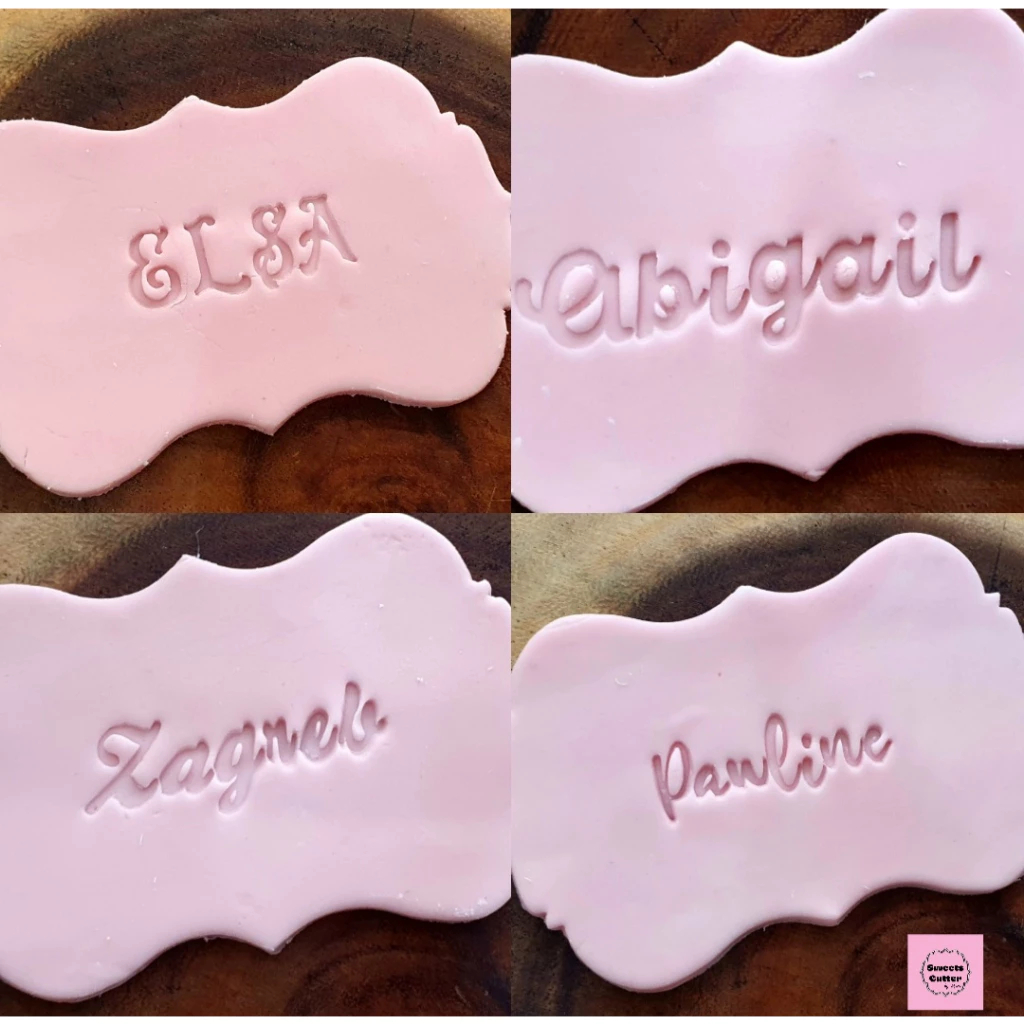 Letter Fonts Fondant Cake Cookies or Clay Cutter Stamp | Shopee Malaysia