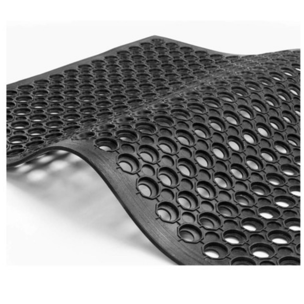 Anti-Slip Rubbermat 5ft x 3ft Anti-fatigue Anti-Stress Mat Black ...