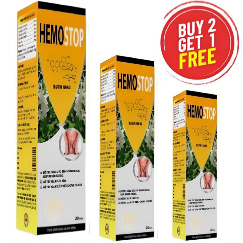 Hemostop for hemorrhoids - 20 Effervescent Tablets | Shopee Malaysia