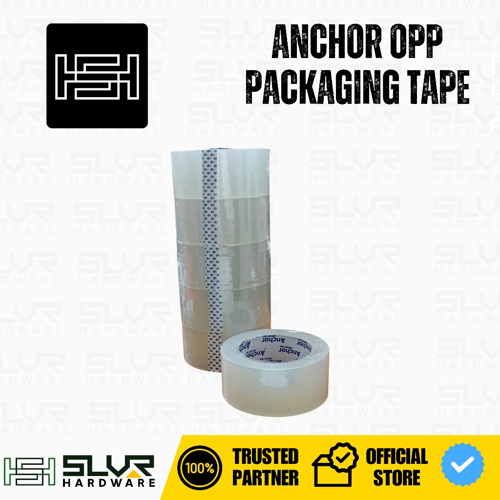 ANCHOR Packaging Tape Ultra White 45 Micron x 100 Yards (Sold Per Roll ...