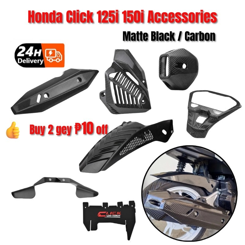 Honda Click 125i/150i V2 V3 Tire Hugger Radiator Muffle Parts and ...
