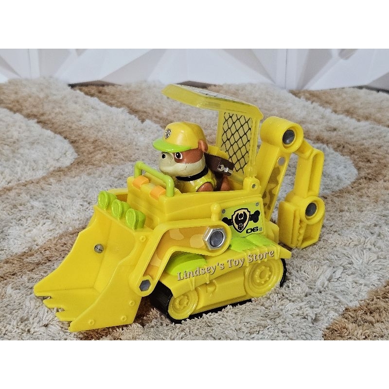 Paw Patrol, Rubble S Transforming Bulldozer with Pop-Out Tools | Shopee ...