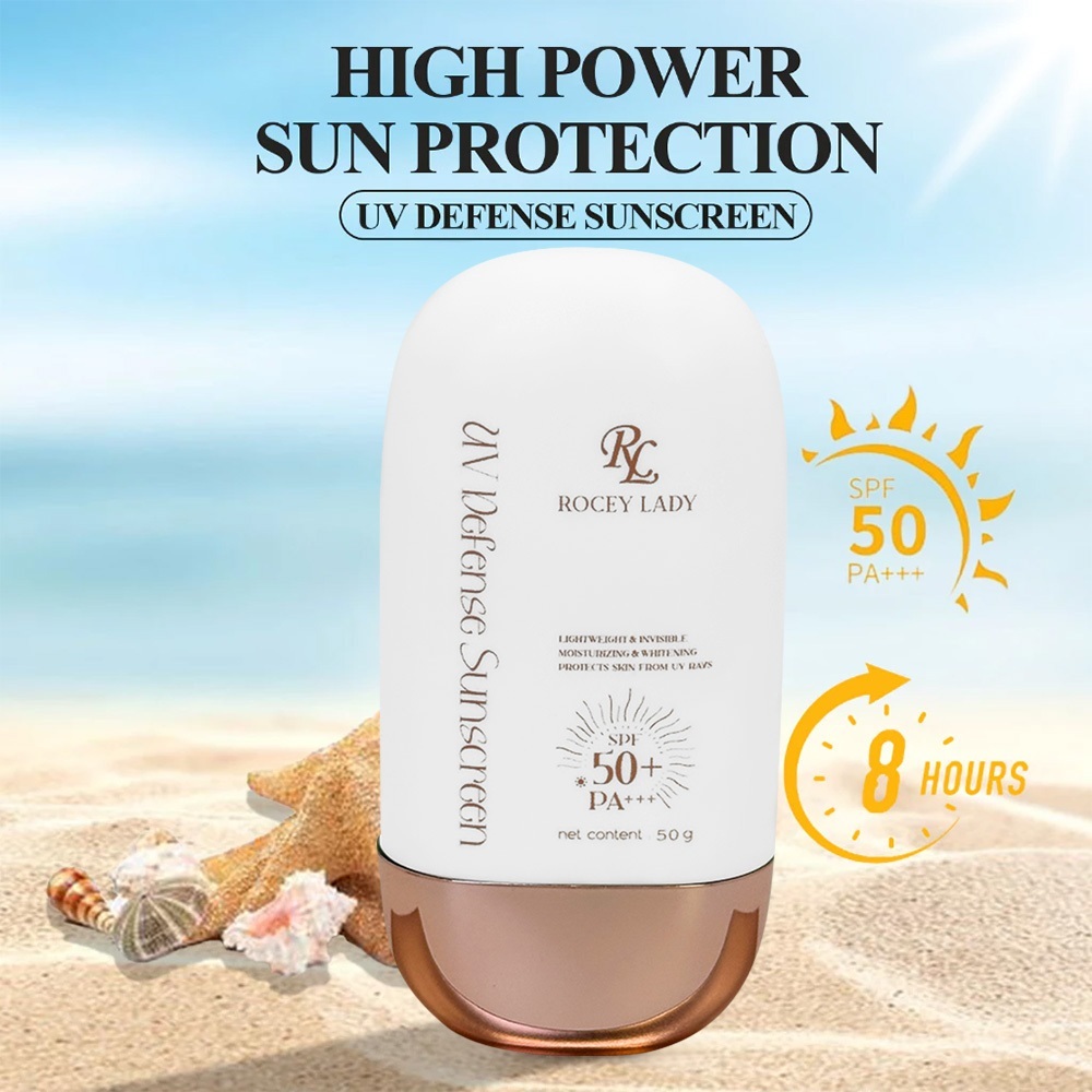 BUY 1 FREE 1 ROCEY LADY Sunscreen SPF50 PA+++ Natural Brightening ...