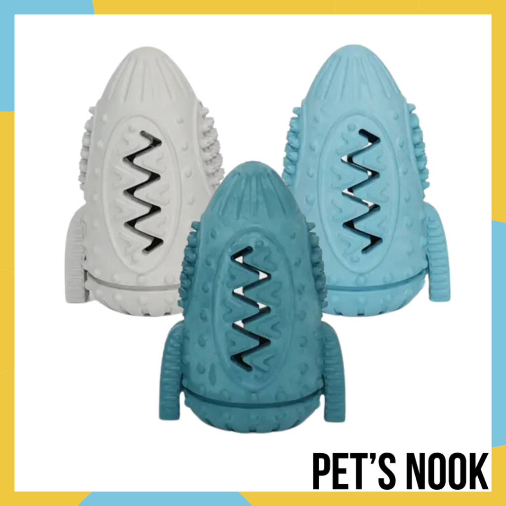 Rocket Treat Toy – Silicone Puzzle Chew for Dogs & Puppies by Dapper ...