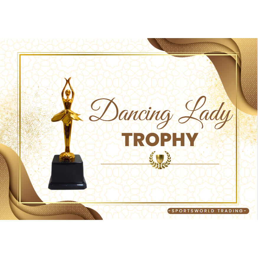Lady Gold Trophy ( YG-290 )( Customize Available ) | Shopee Malaysia
