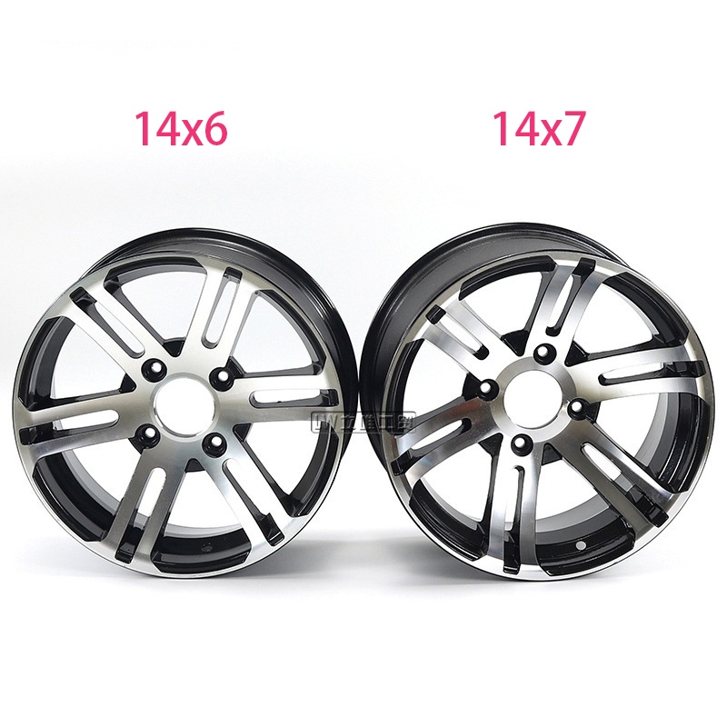Reverse three wheeled motorcycle wheel hub 14x6/14x7 ATV/UTV 14 inch ...