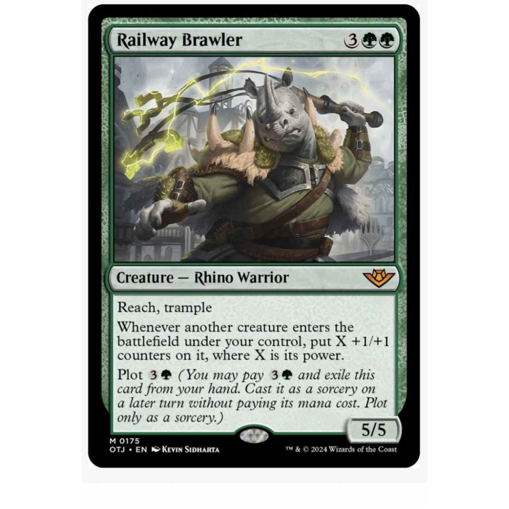 Railway Brawler - Pack: Outlaws of Thunder Junction (PPOTJ) | Shopee ...