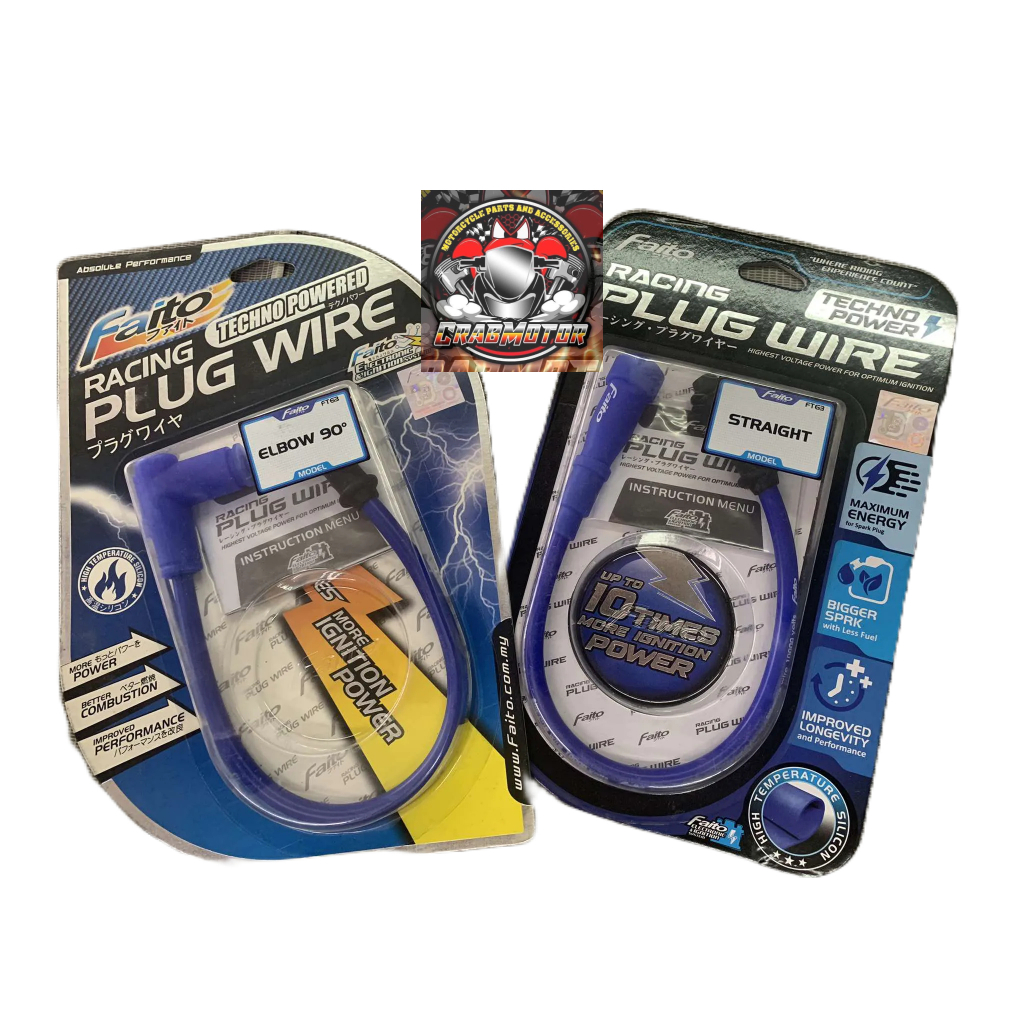 FAITO Plug Wire w/ Spark Plug Cap | Shopee Malaysia