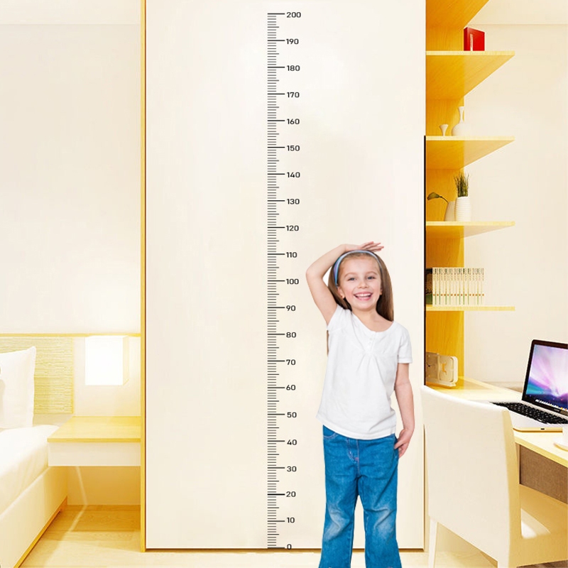 Kids Height Wall Chart 200cm Height Indicator Adhesive Ruler | Shopee ...
