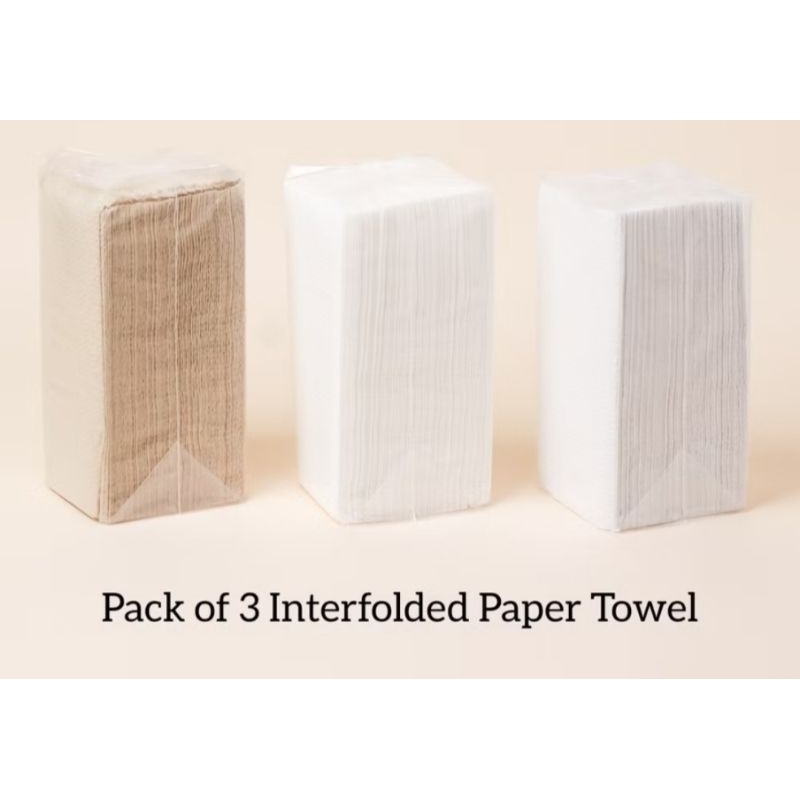 Interfold Tissue Multipurpose Tissue Paper Towel ( White , Brown ...