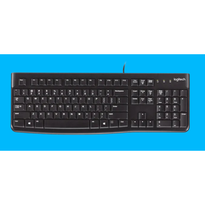 Logitech Keyboard K120 Plug-and-Play USB Keyboard | Shopee Malaysia