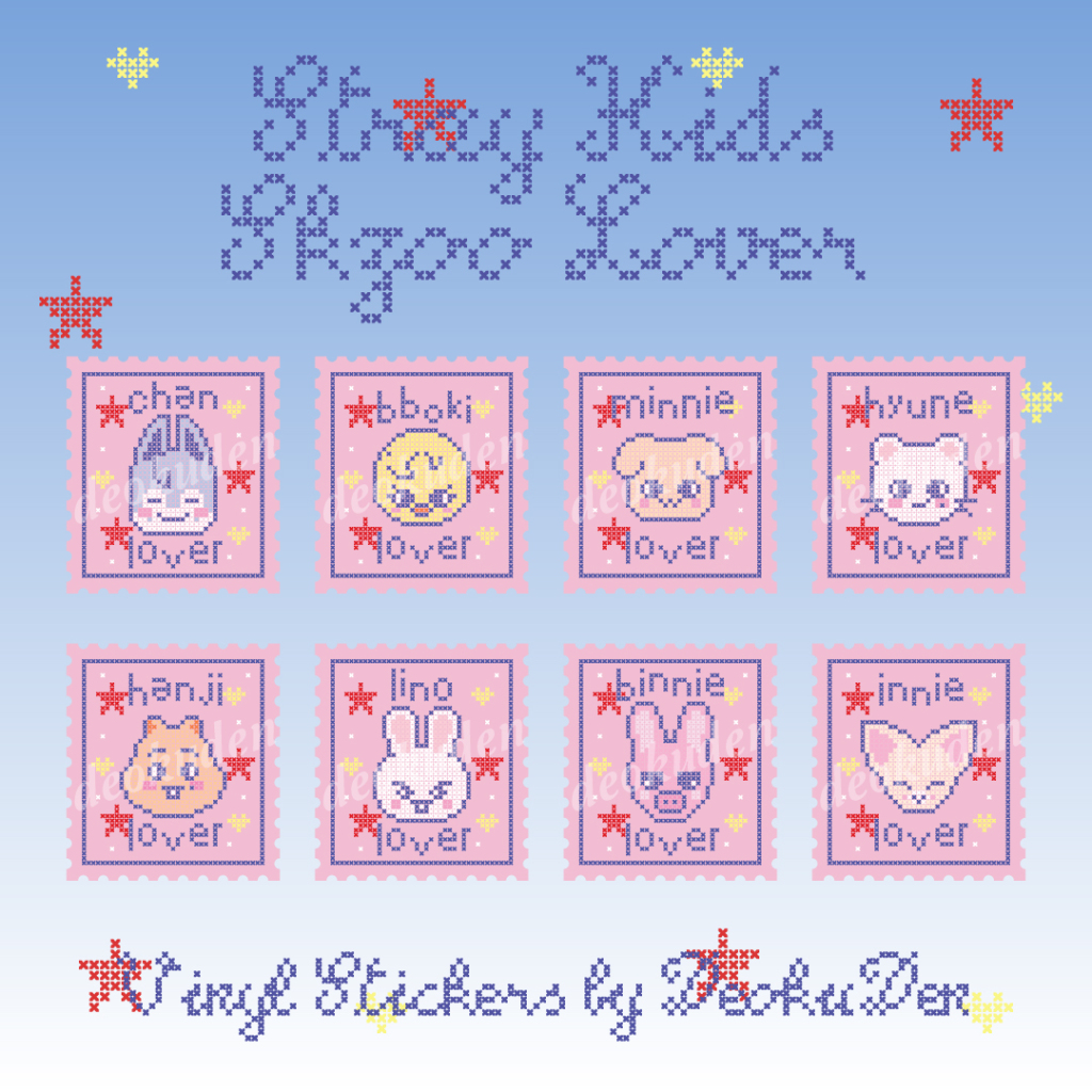 Stray Kids SKZOO Lover Sticker Stamps by DEOKUDEN | Shopee Malaysia