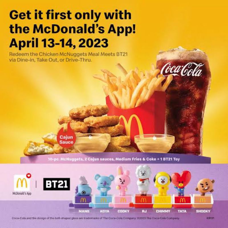 (1pc) McDonald's x BTS Happy Meal Toy McDo sold by Gabs Diecast Toy Models | Shopee Malaysia