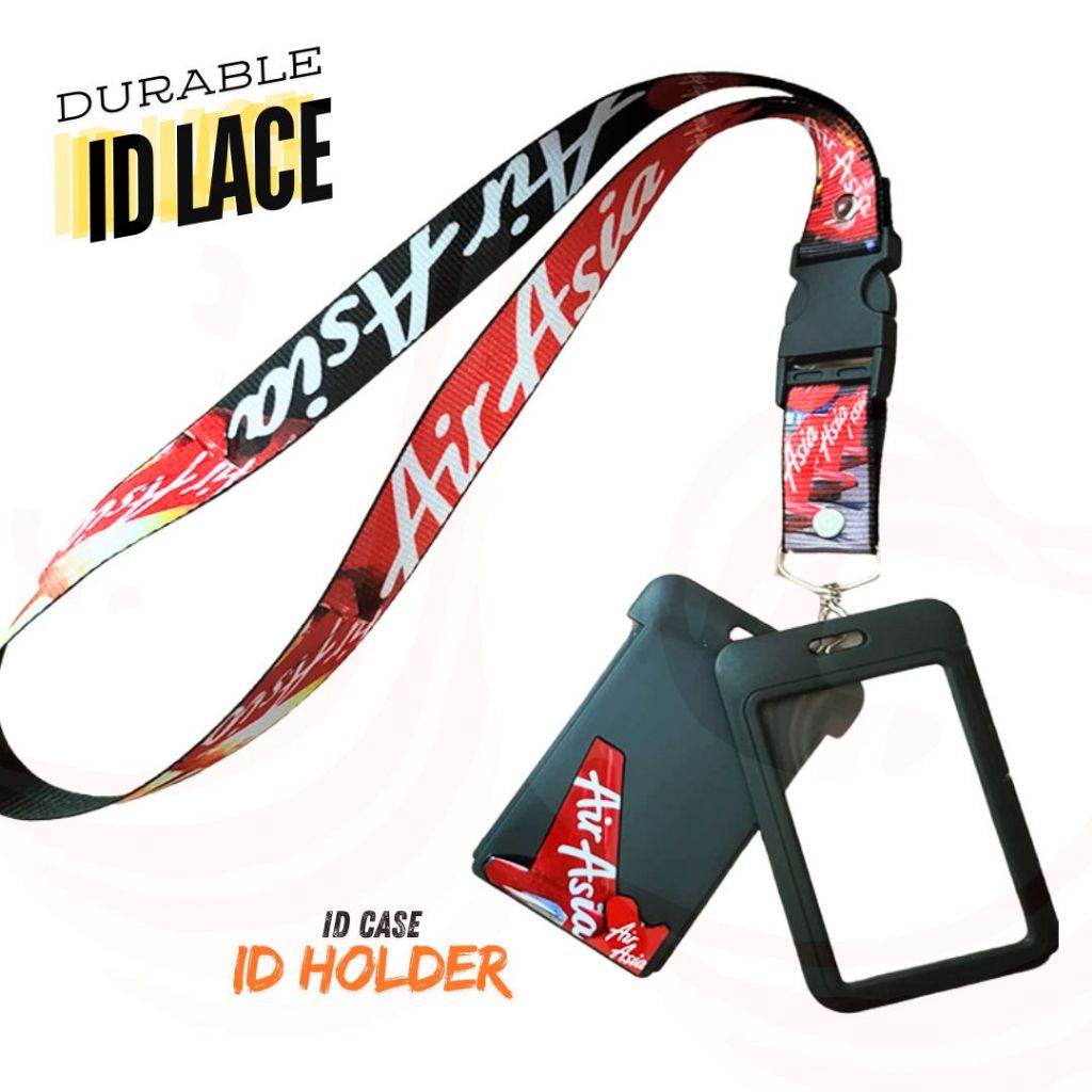 High Quality AirAsia Souvenir Lanyard Id Lace Holder Name tag | Shopee ...