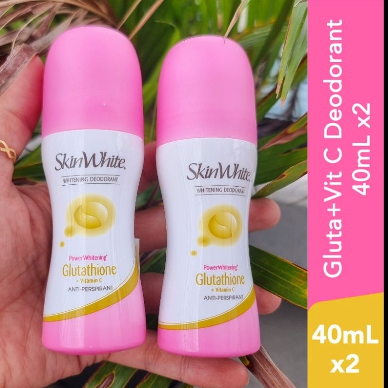 SkinWhite Deodorant 40ml Glutathione + Vitamin C B1T1 | Shopee Malaysia