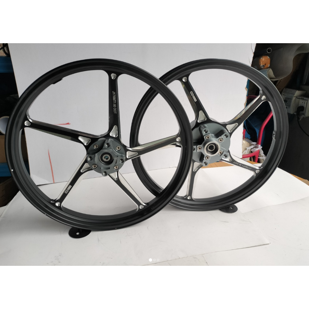 ENKEI CNC Mags Yamaha Sniper150/155 Front Disc Brake 1.6*17 4Holes Rear ...