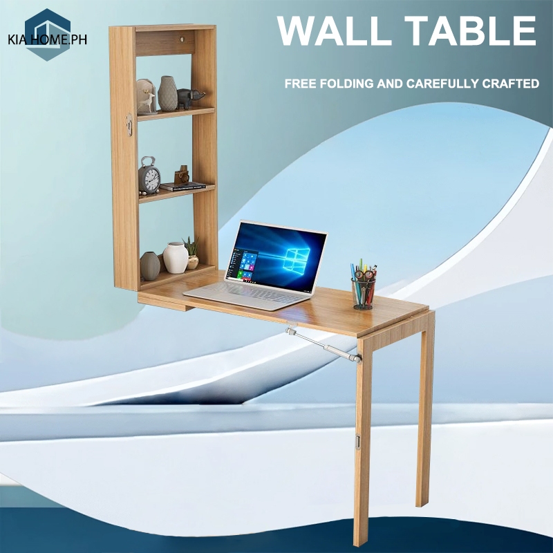 KIA HOME Multifunctional wall table folding table invisible dining ...