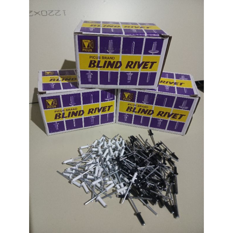 BLIND RIVETS (SOLD PER BOX) | Shopee Malaysia