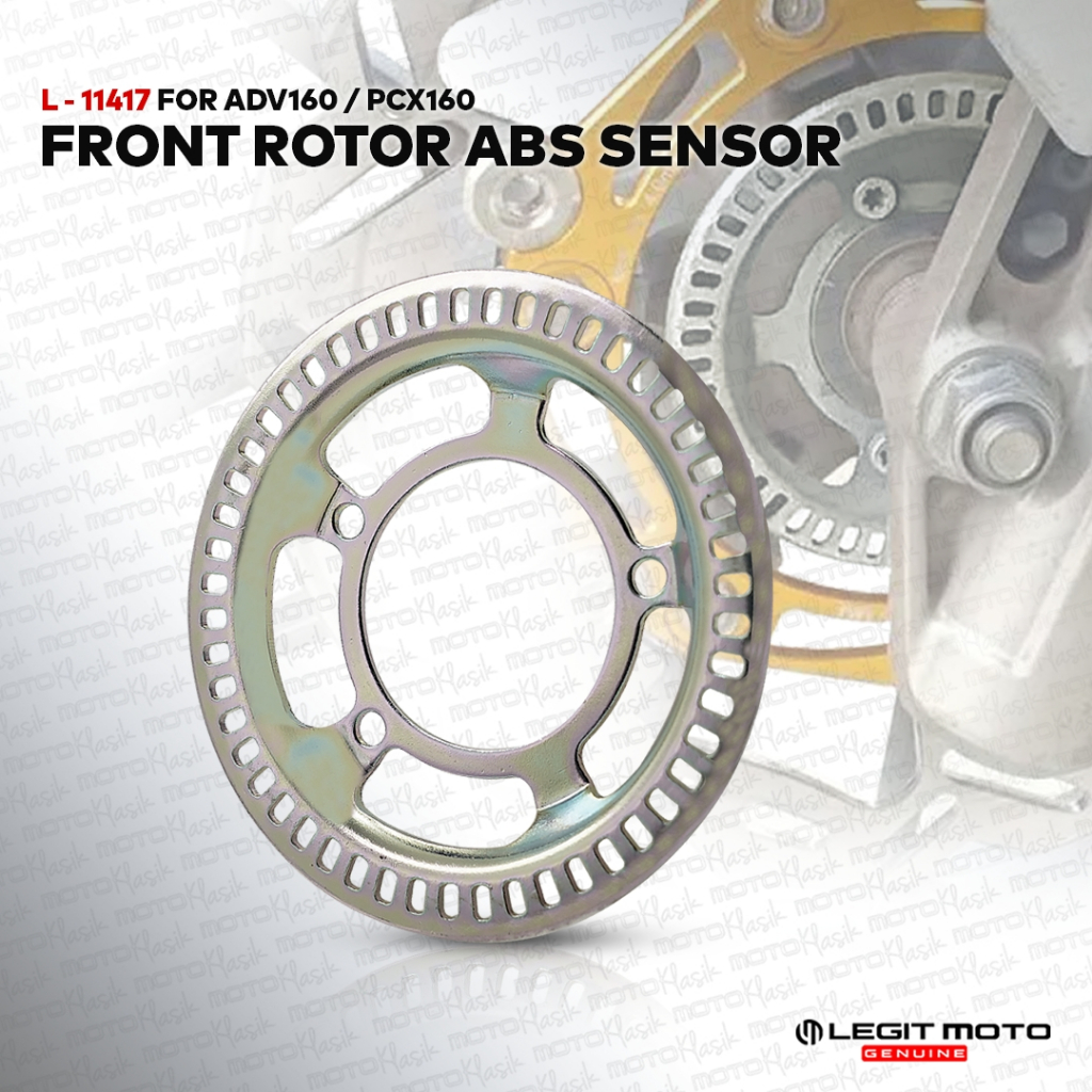 LEGITMOTO HONDA ADV 160/PCX 160 FRONT ROTOR ABS SENSOR DISC L-11417 FOR ...