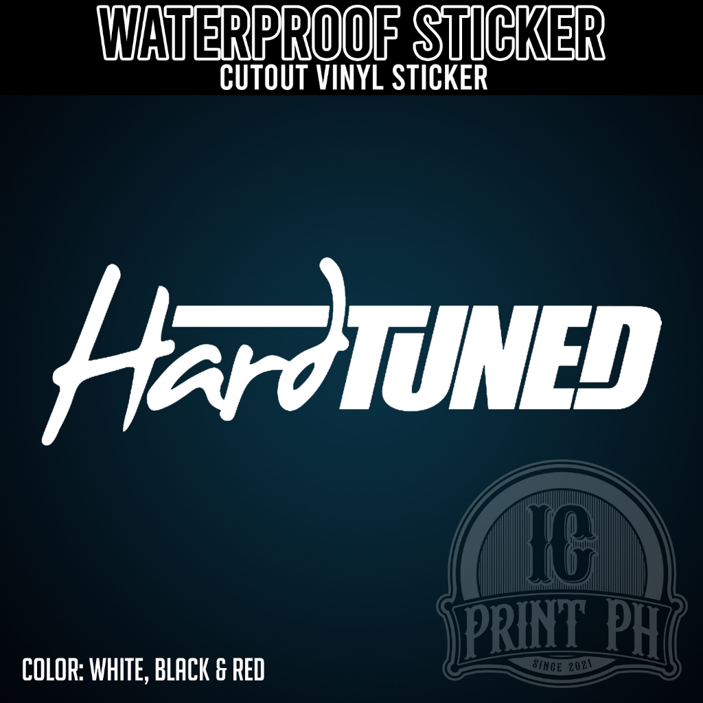 HardTUNED Cutout Vinyl Sticker / Decal, Waterproof | Shopee Malaysia