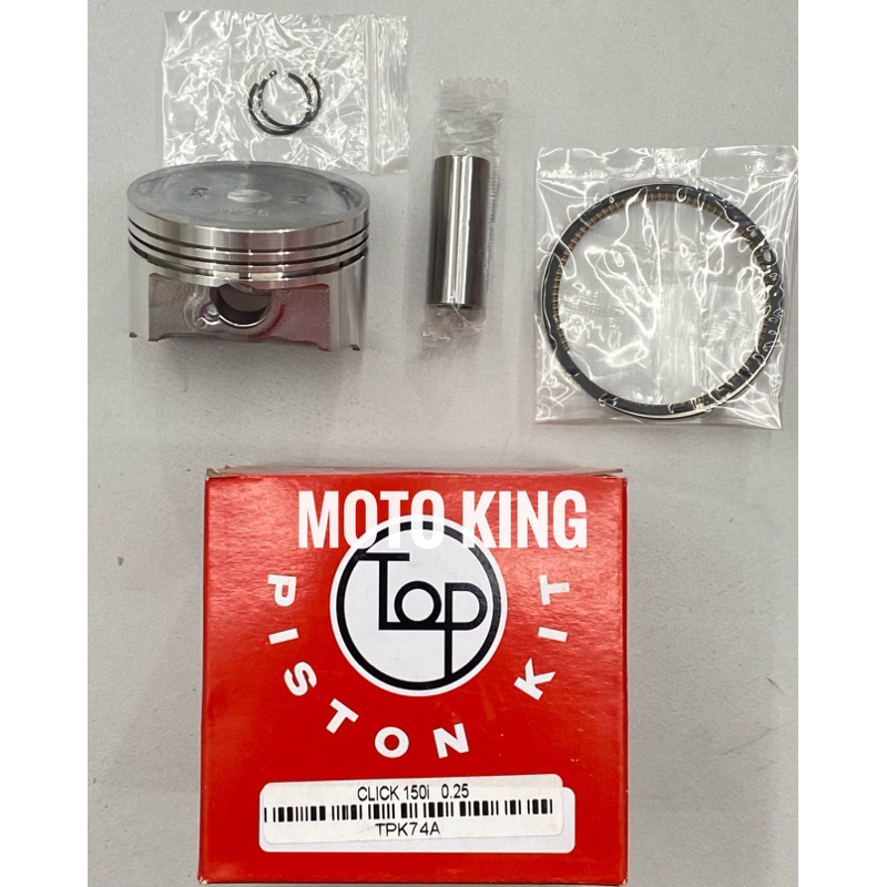 PISTON KIT CLICK 150i S1 (0.25) TOP BRAND (ТРК74A) | Shopee Malaysia